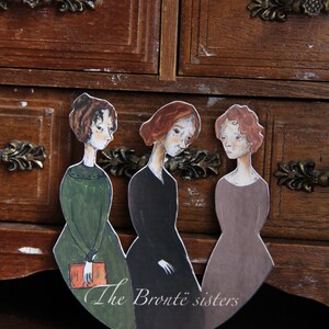 The Bronte Sisters Sticker, Gothic Sticker, Spooky Sticker, Sticker for ...