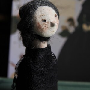 Emily Dickinson Tiny Doll Sculpture - Etsy