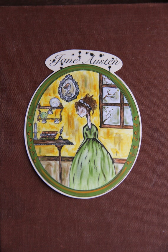 Jane Austen Sticker Sticker for Book Lovers for Literature - Etsy