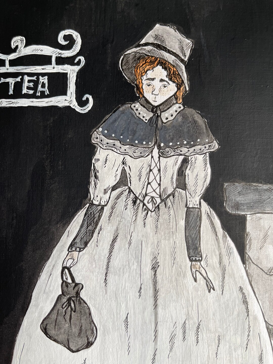Out for Tea Original Art - Etsy