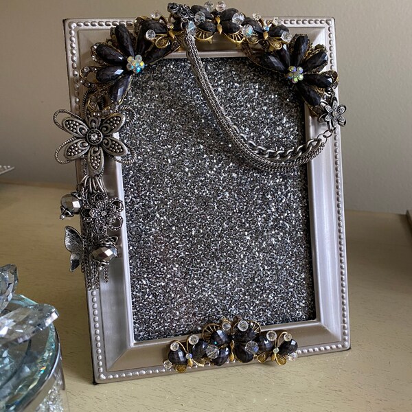 Jeweled Photo Frame - Etsy