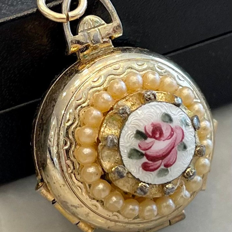 Vintage Coro Locket - Etsy