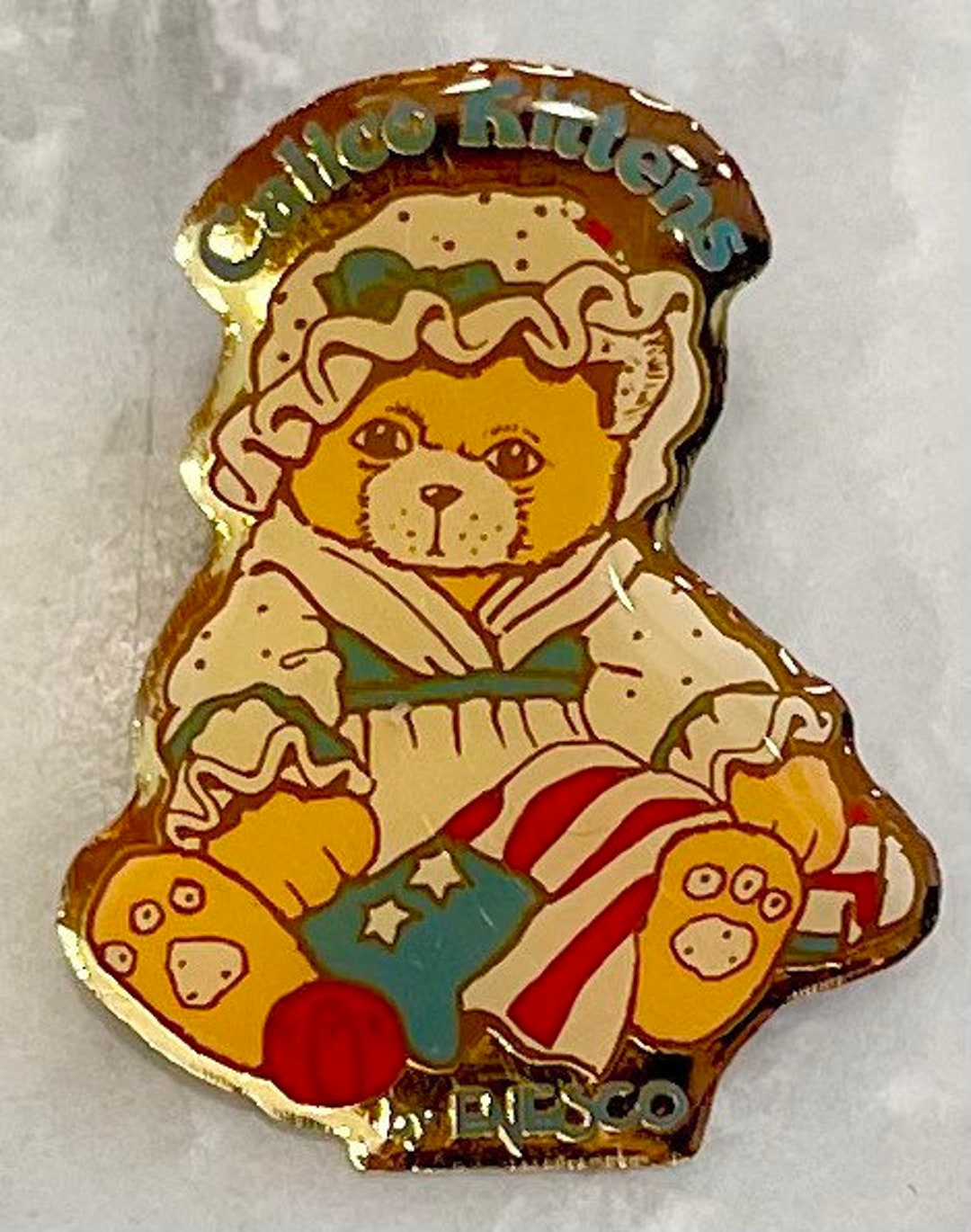 Calico Kittens Pin Enesco Signed - Etsy