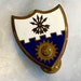 Shield Arrows Sun Pin Badge Heavy Old Enamel Gold - Etsy