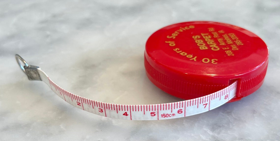 Tape Measure Advertising Red Iowa Collectible Vintage - Etsy