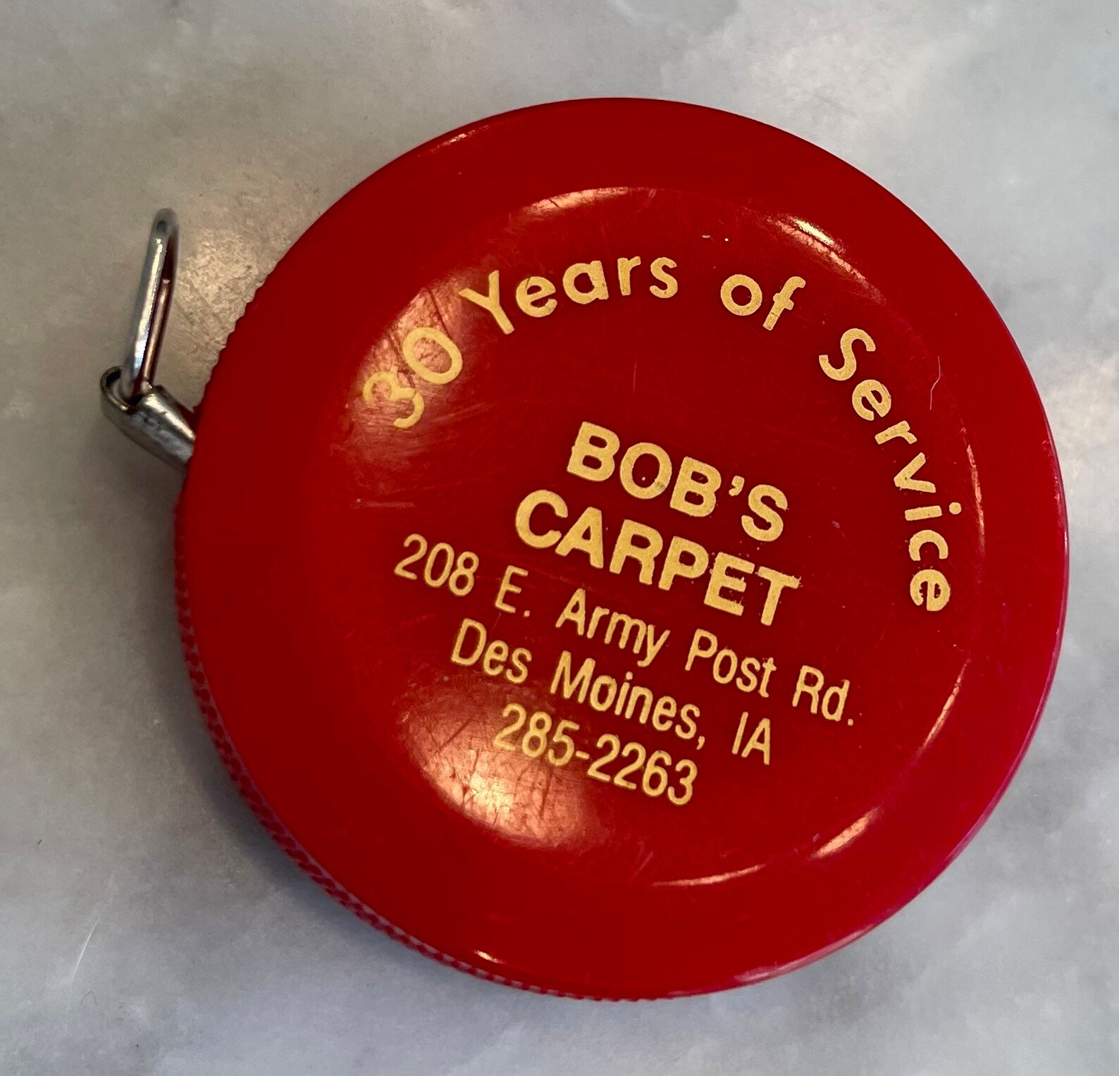 Tape Measure Advertising Red Iowa Collectible Vintage - Etsy