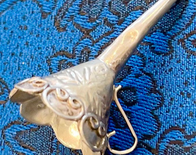 Sterling Silver 925 Etched Perfume Bottle Pendant - Etsy