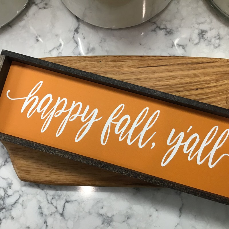Happy Fall Sign - Etsy