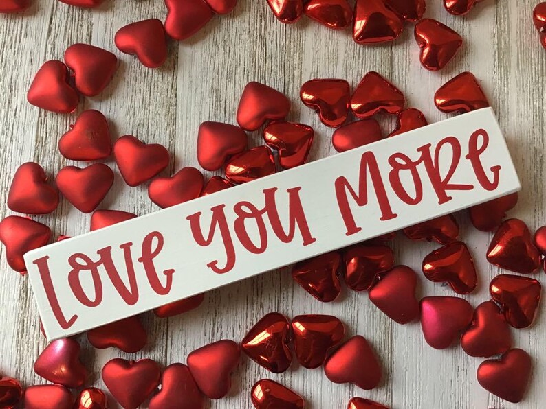 Valentine's Day Word Blocks | Valentine's Day Decor | Wood Sign ...