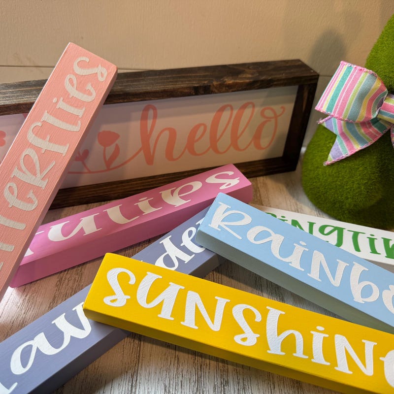 Summer Block Sign - Etsy