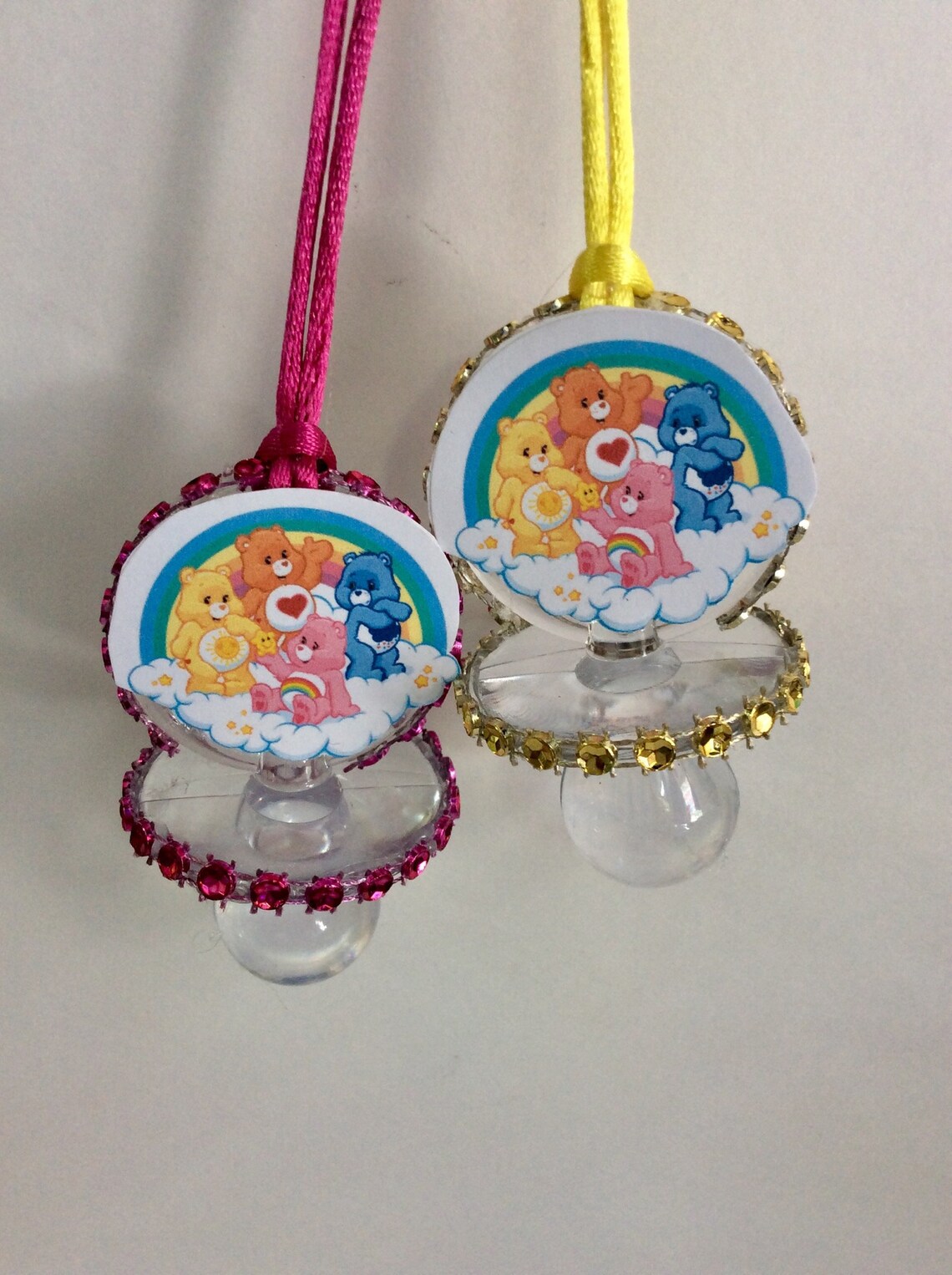 Care Bear 4baby Shower/care Bear Baby Shower Pacifier/bears | Etsy