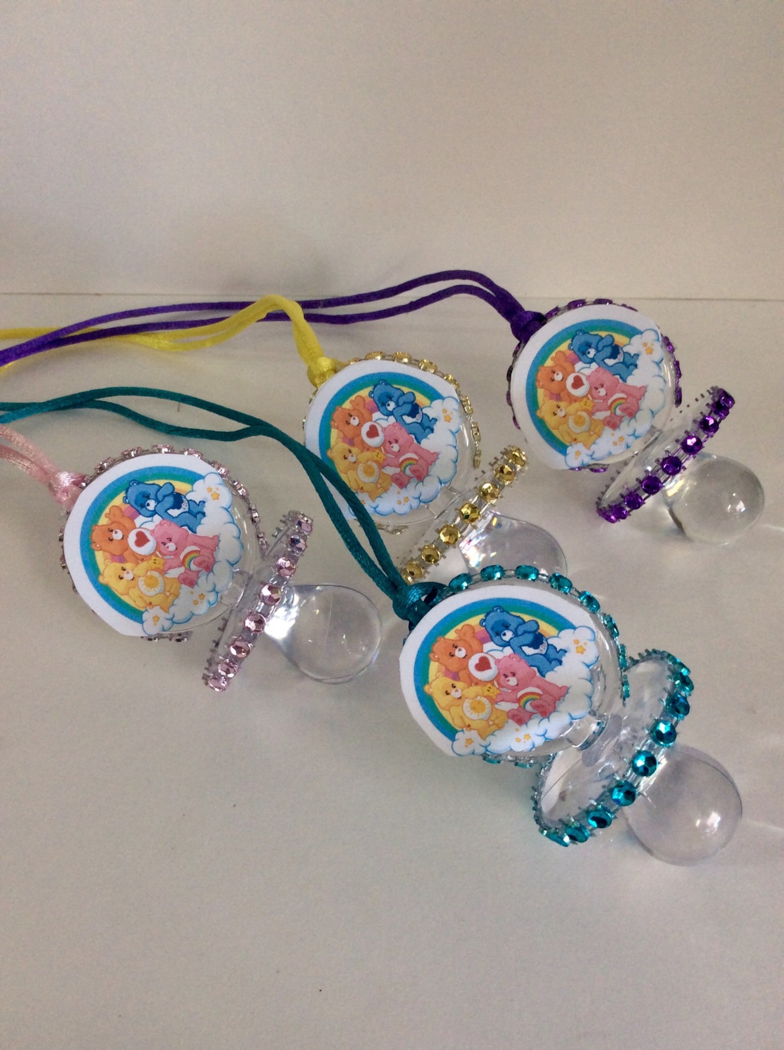 Care Bear 4baby Shower/care Bear Baby Shower Pacifier/bears | Etsy