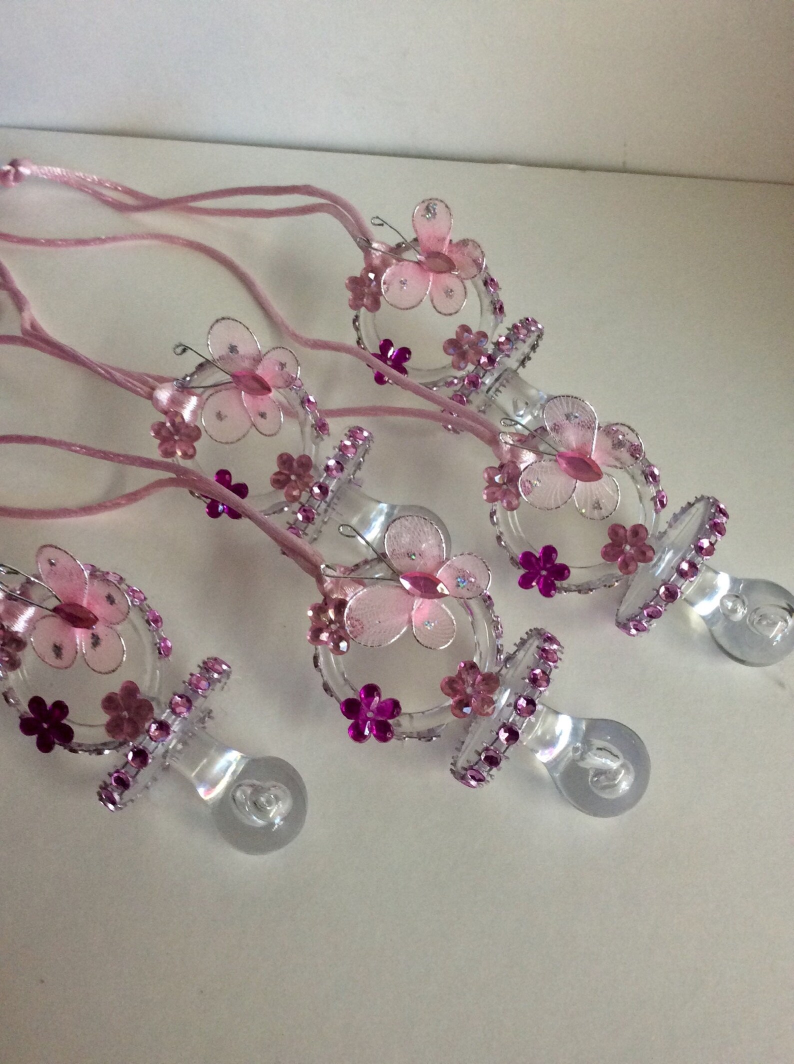 Butterfly Purple Baby Shower Pacifier/butterfly Purple Baby Showe ...
