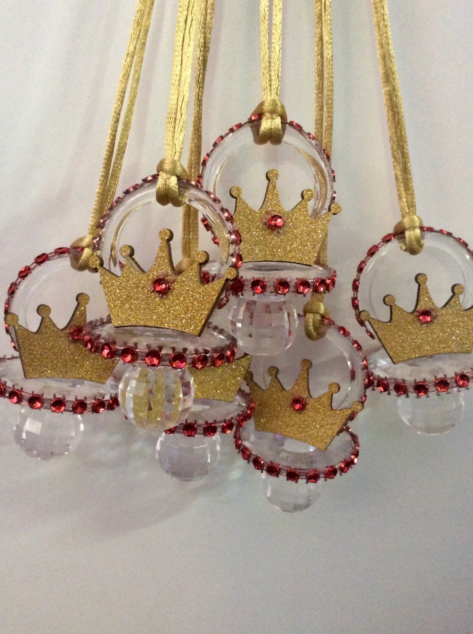 Royal Prince Red Baby Shower Pacifier/royal Prince Baby Shower Necklace ...