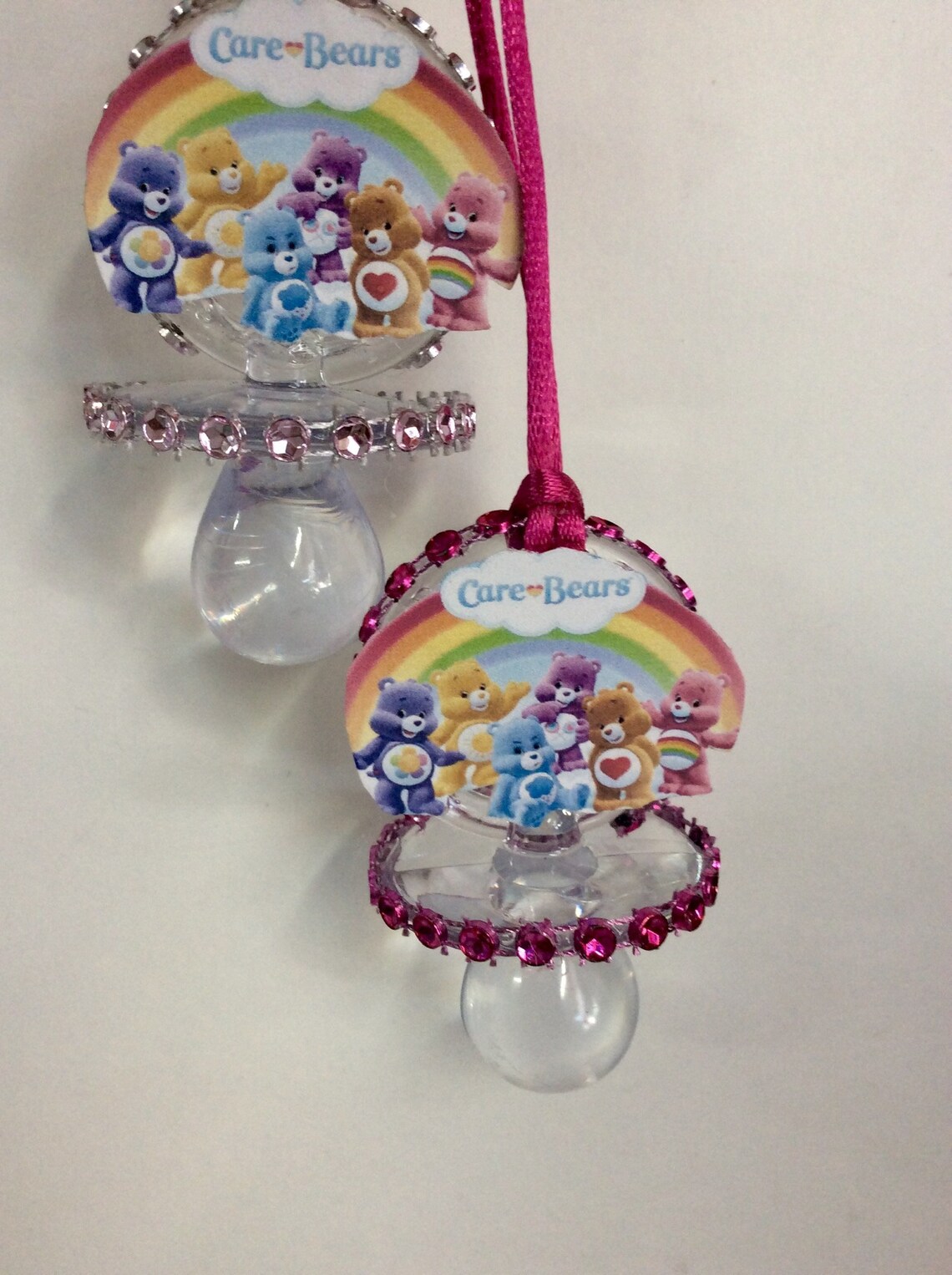 Care Bears 3baby shower/Care Bears baby shower pacifiers/Care | Etsy