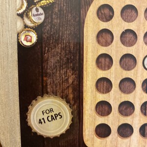 Wooden Bottle Cap Collector - Etsy