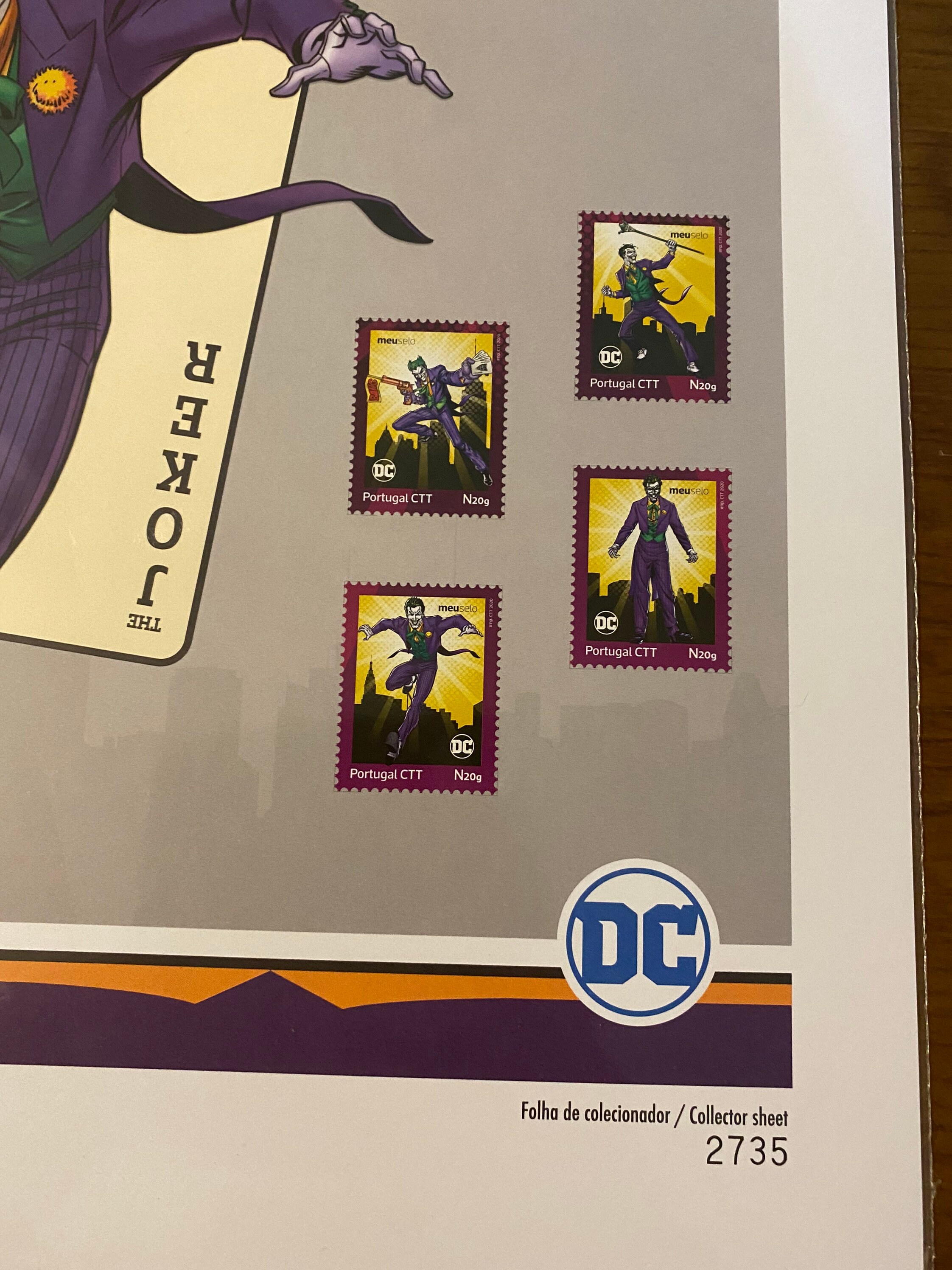 JOKER Stamp Poster Limited Edition Portugal - Etsy