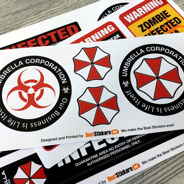 3d Printed Resident Evil Sign - Etsy