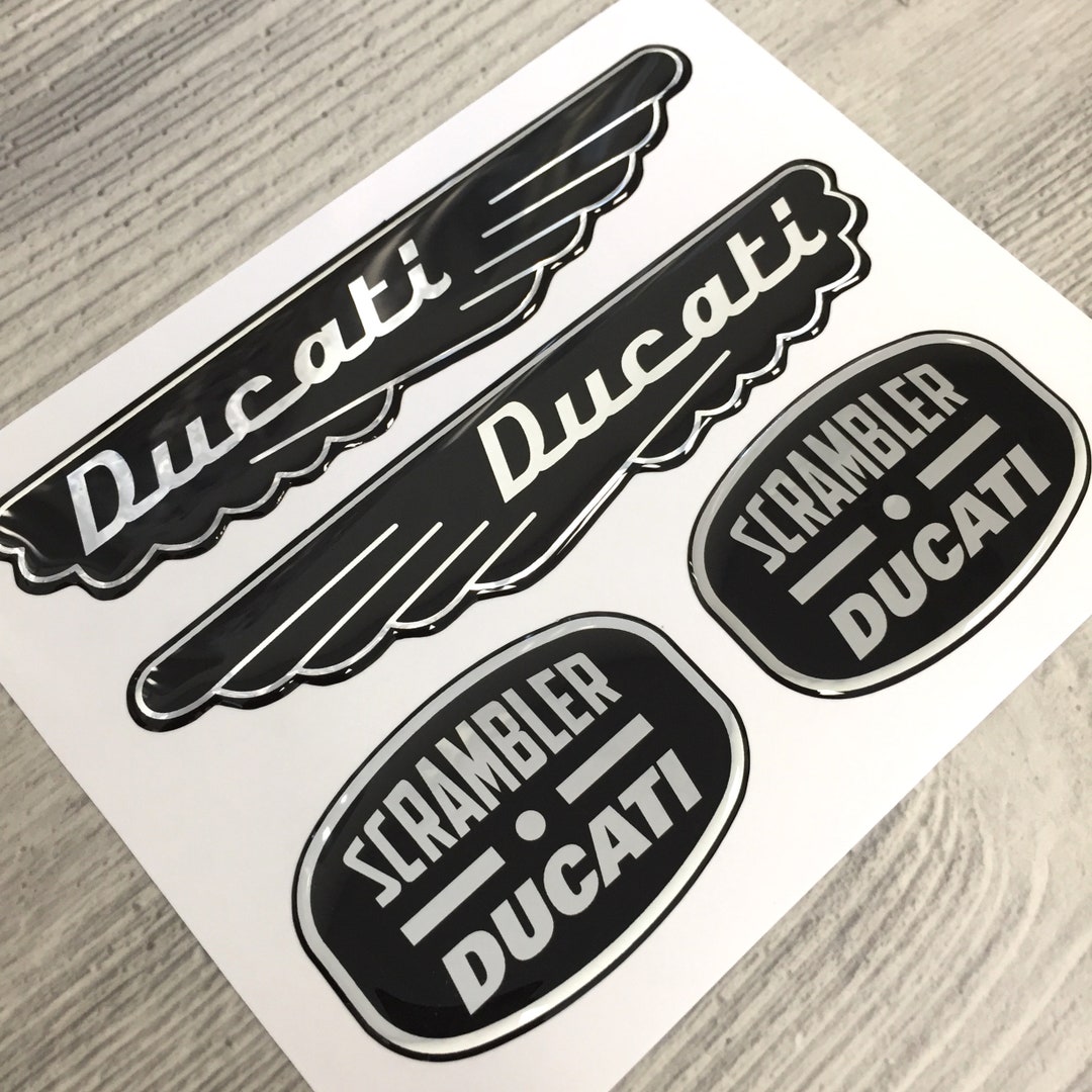 Ducati Scrambler 3d Domed Sticker Emblems - Etsy