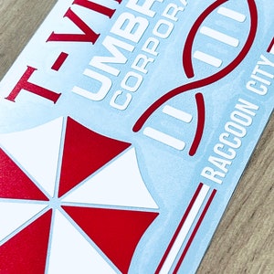 Umbrella Corporation T-VIRUS Sticker Decal 190x83mm - Etsy