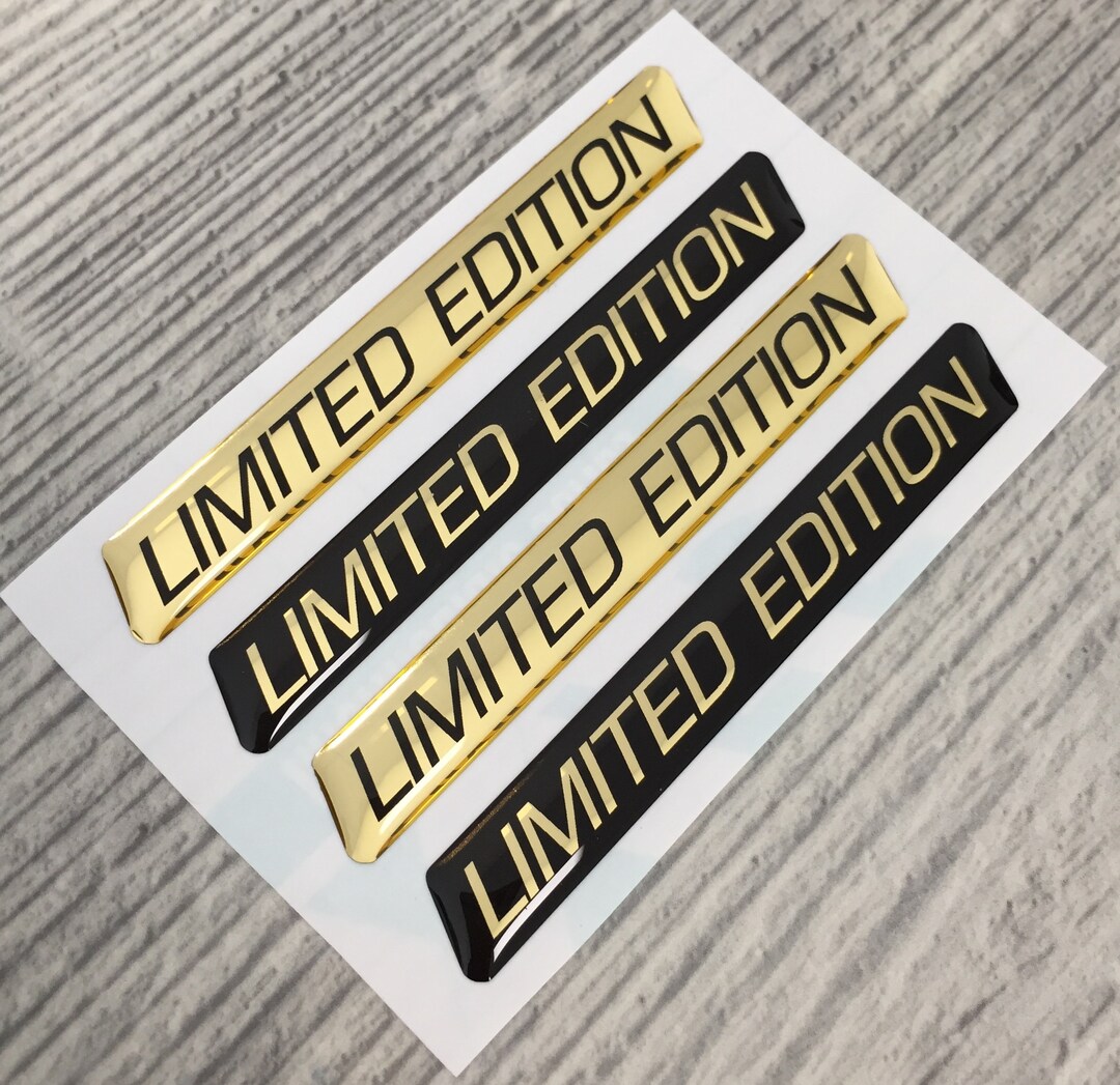 Limited Edition GOLD 3d Domed Stickers - Etsy