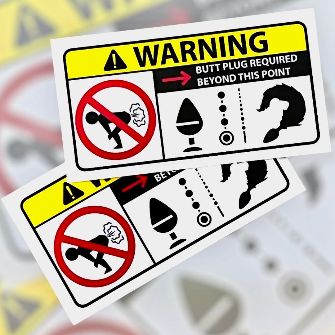 No Farting Warning Stickers: JDM Car Window Decal (2pcs) - Etsy