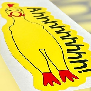 Rubber Chicken Vinyl Sticker Bumper Sticker Decal - Etsy