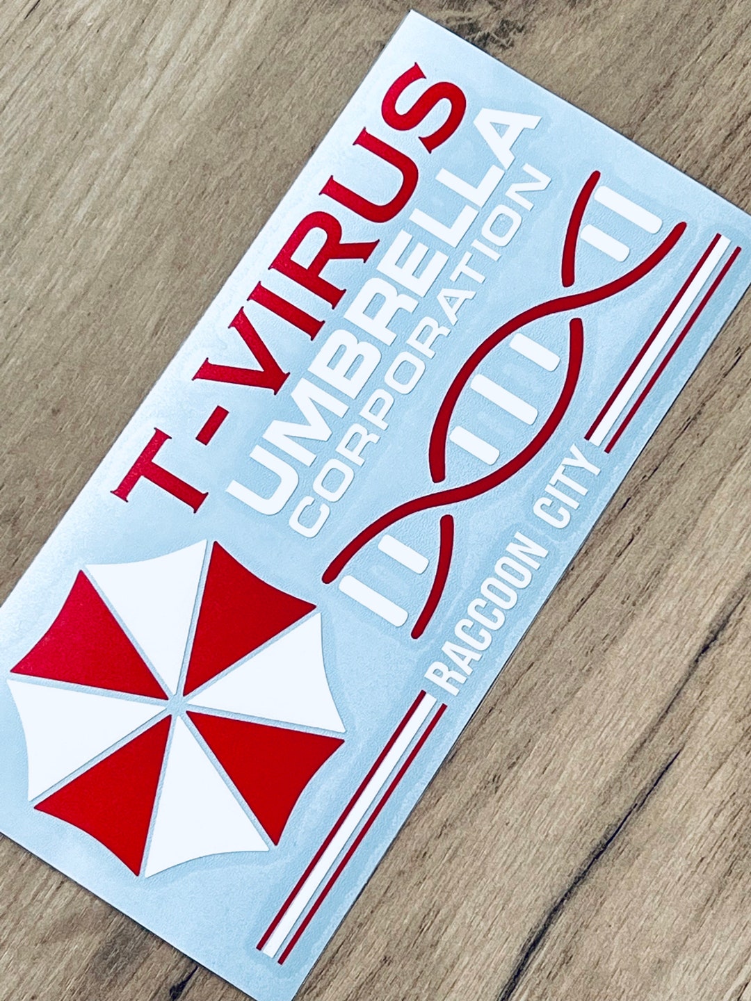 Umbrella Corporation T-VIRUS Sticker Decal 190x83mm - Etsy