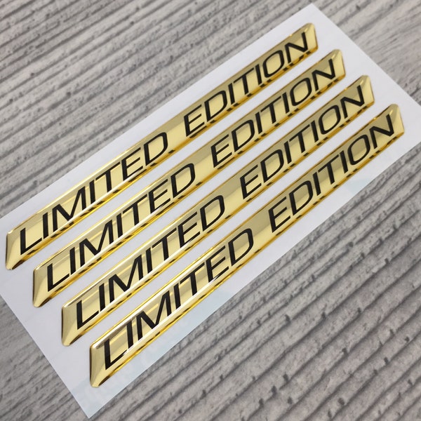 Limited Edition Decal Emblem - Etsy