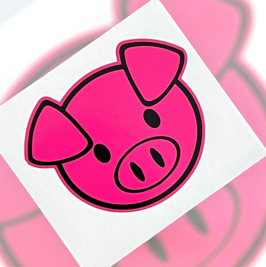 Pig Vinyl Sticker Bumper Sticker Decal - Etsy