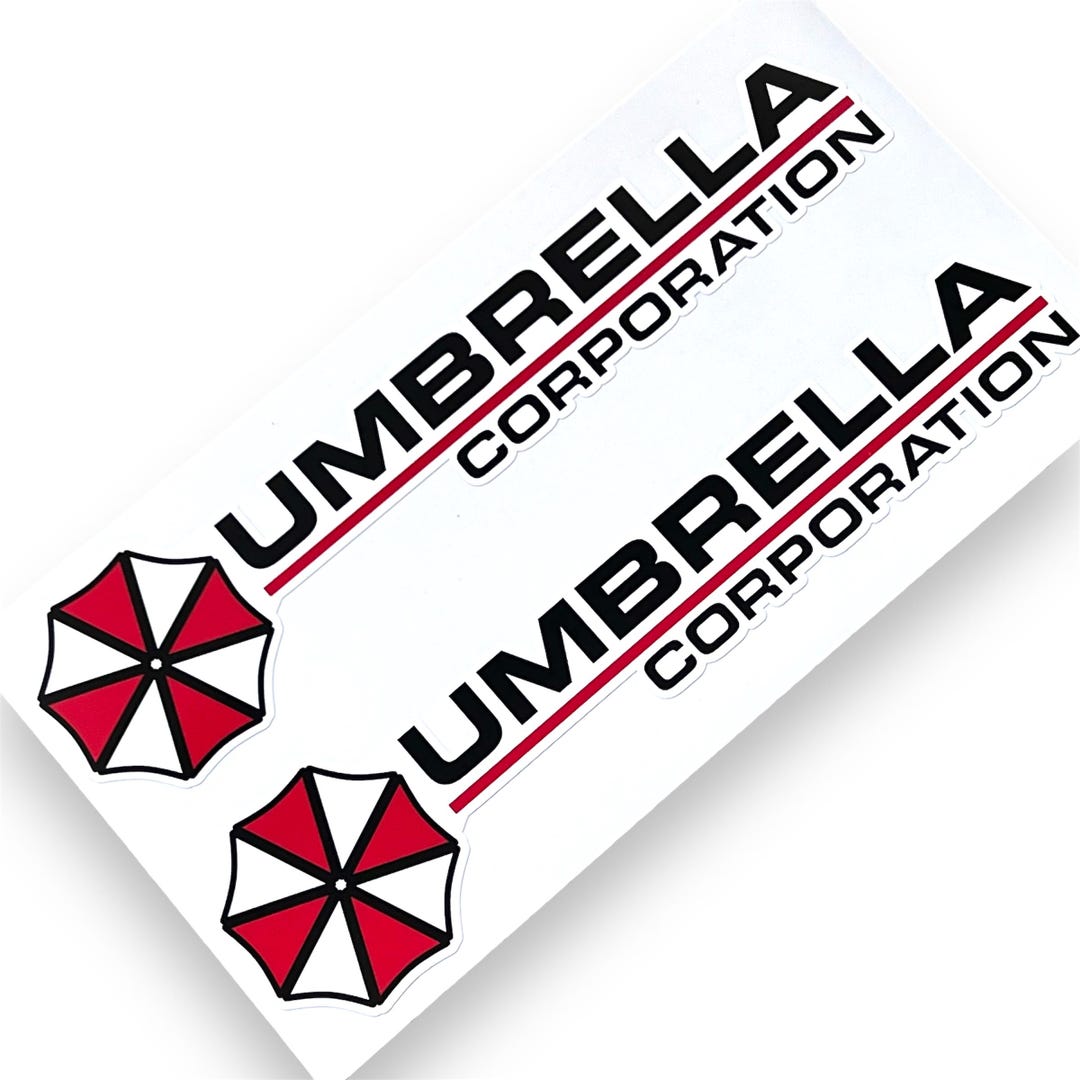 Umbrella Corporation Resident Evil Vinyl Stickers Decal - Etsy