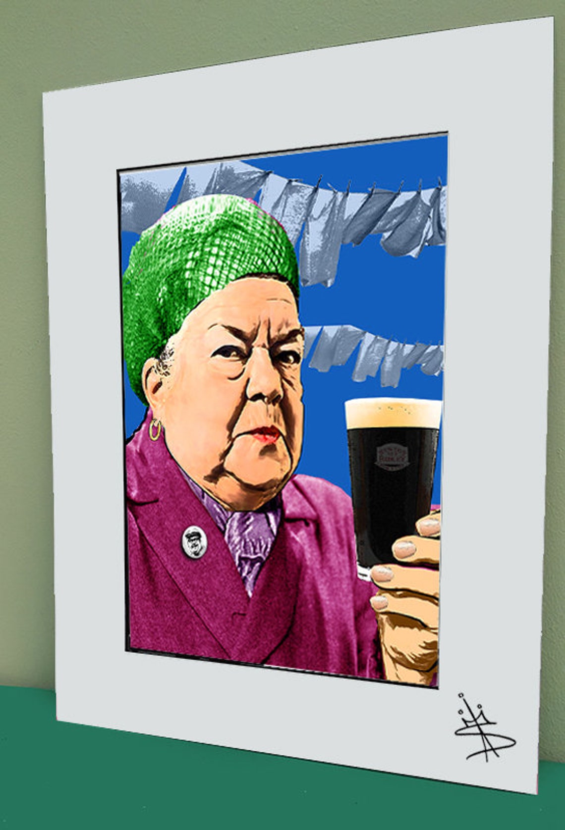 Ena Sharples Coronation Street Pop Art Icon - Etsy
