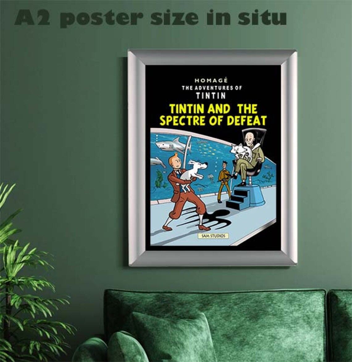 Tintin and the Spectre of Defeat - Etsy