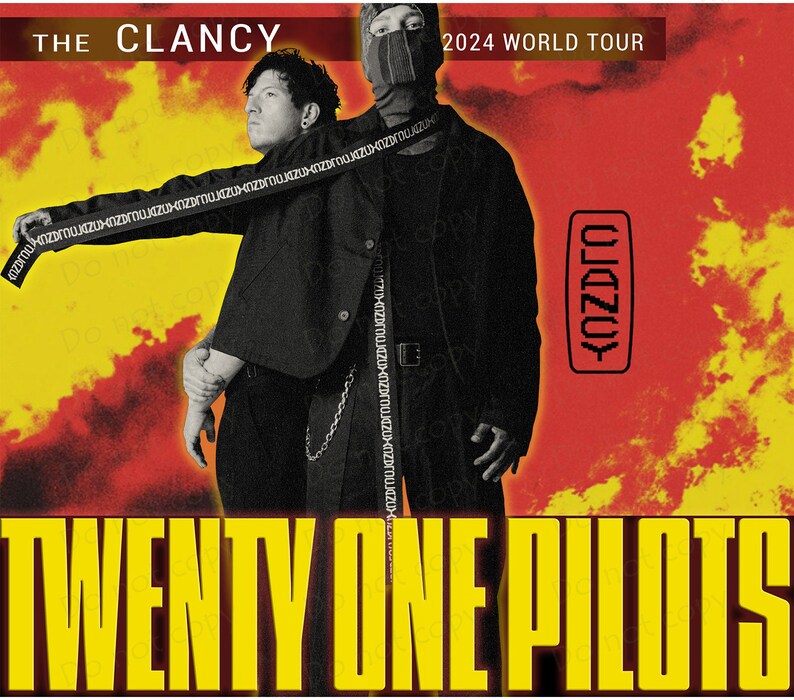 Twenty One Pilots the Clancy World Tour Tumbler Digital File, Custom ...
