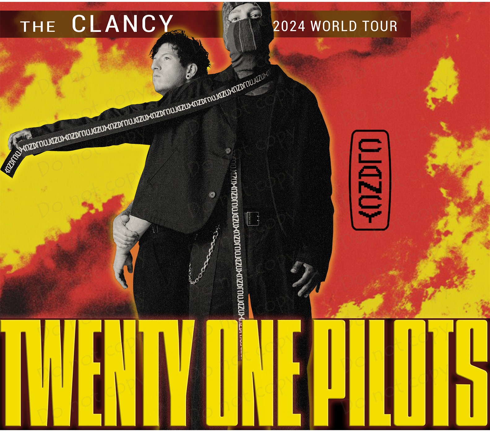 Twenty One Pilots the Clancy World Tour Tumbler Digital File, Custom ...