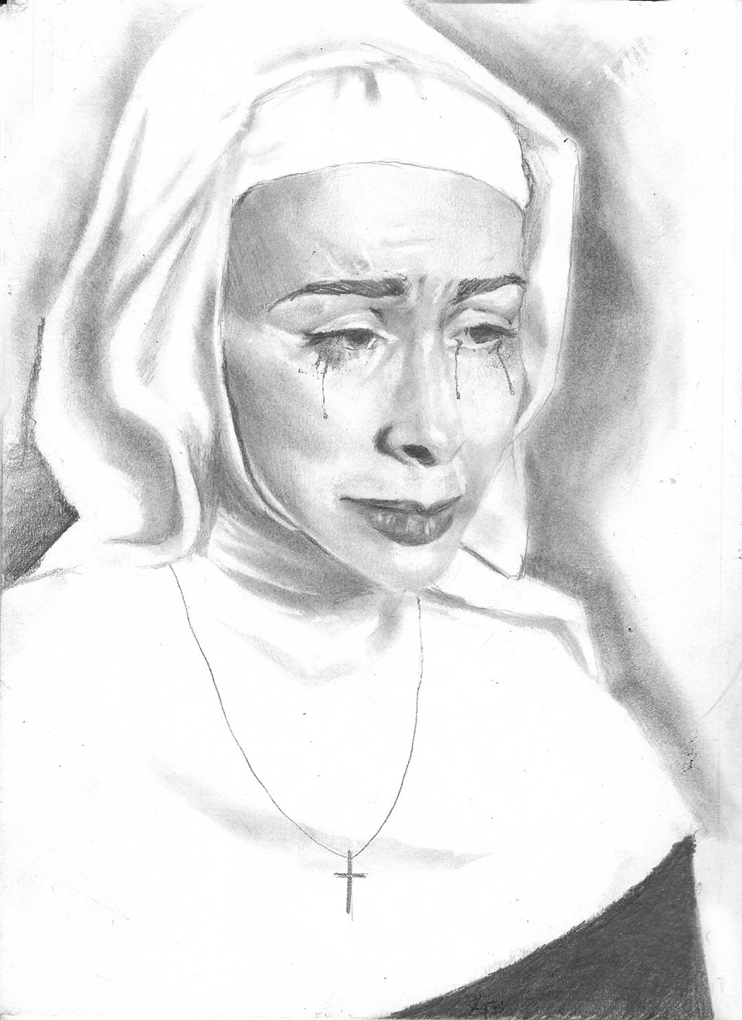 The Nun Print - Etsy UK