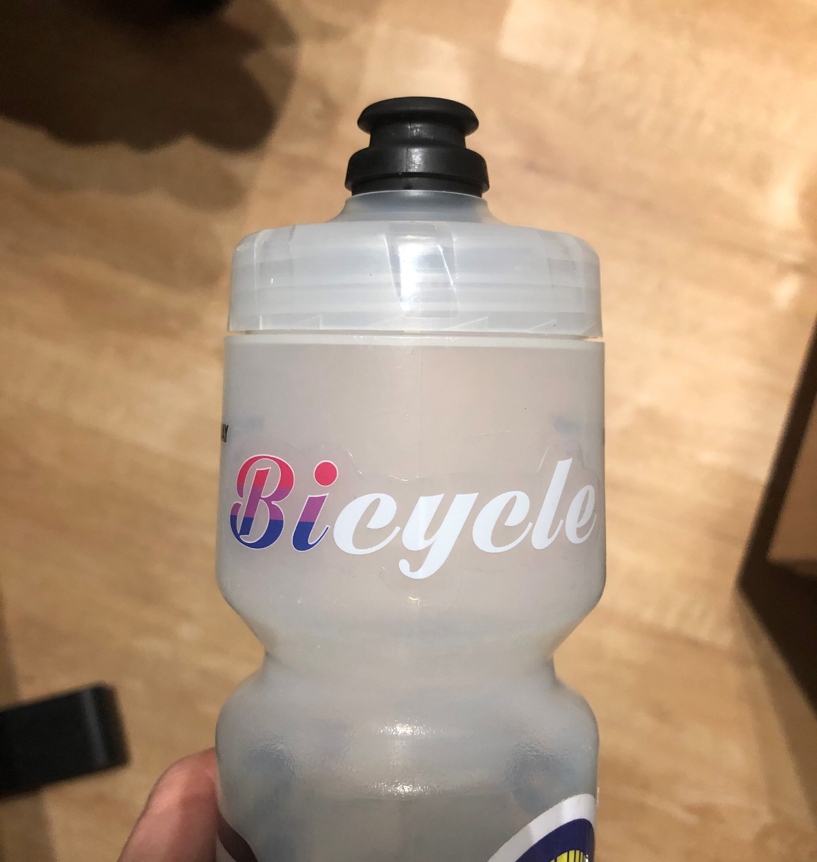 Bi-cycle Bisexual Bike Sticker! 3.25in X 1in Clear Vinyl - Etsy