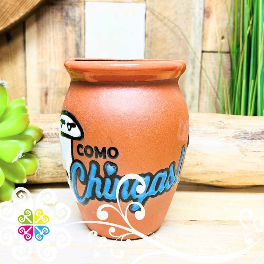 Como Chingas Cantarito - Dicho Mexican Clay Cup - Michelada Clay Cup - Etsy