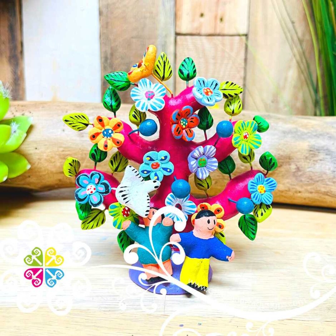 Mini Arbol De La Vida - Tree of Life Decor - Mexican Authentic Home ...