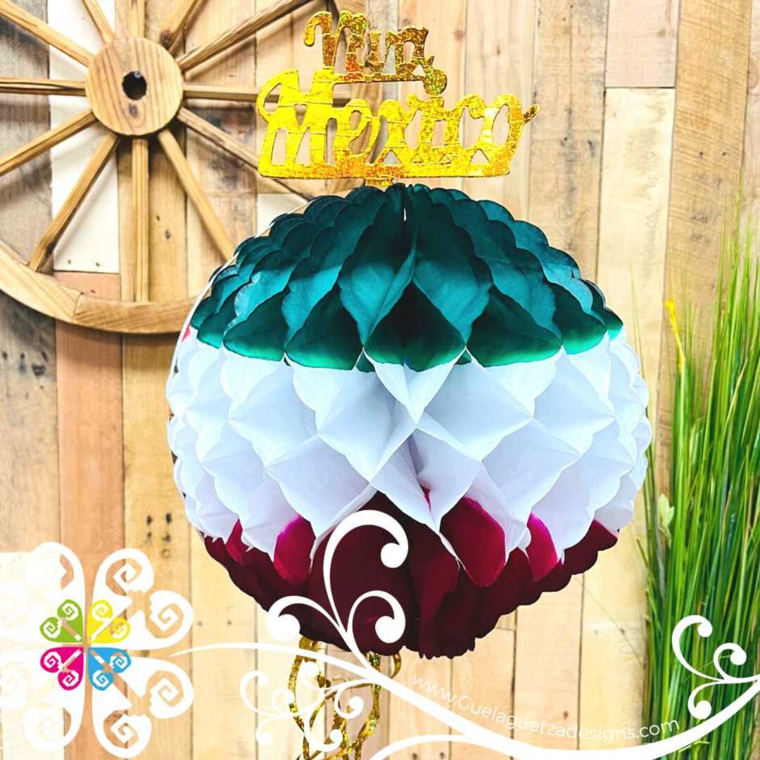 Viva Mexico Round Fiesta Décor - Mexican Party Decoration - Etsy