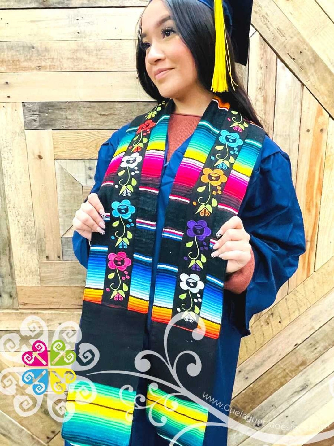 Embroider Graduation Stole - Latino Graduation Stole - Estola De ...