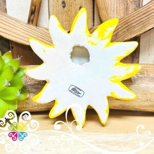 Small Yellow Sun & Moon Set - Wall Decor- Authentic Mexican Home Decor ...