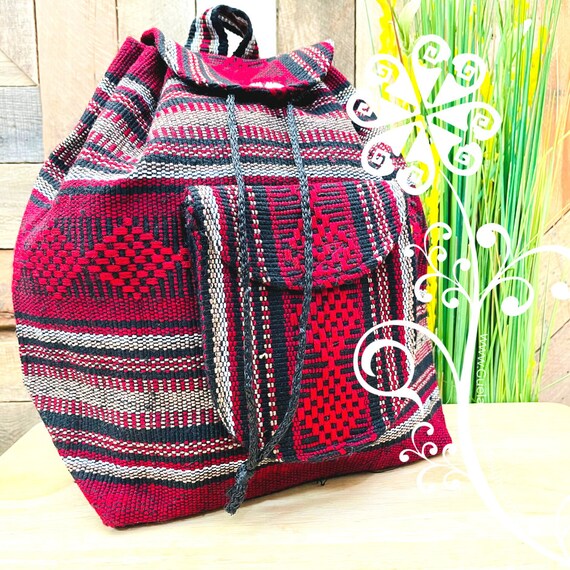 Large Mexican Backpack School Backpack Puebla Bag | Etsy