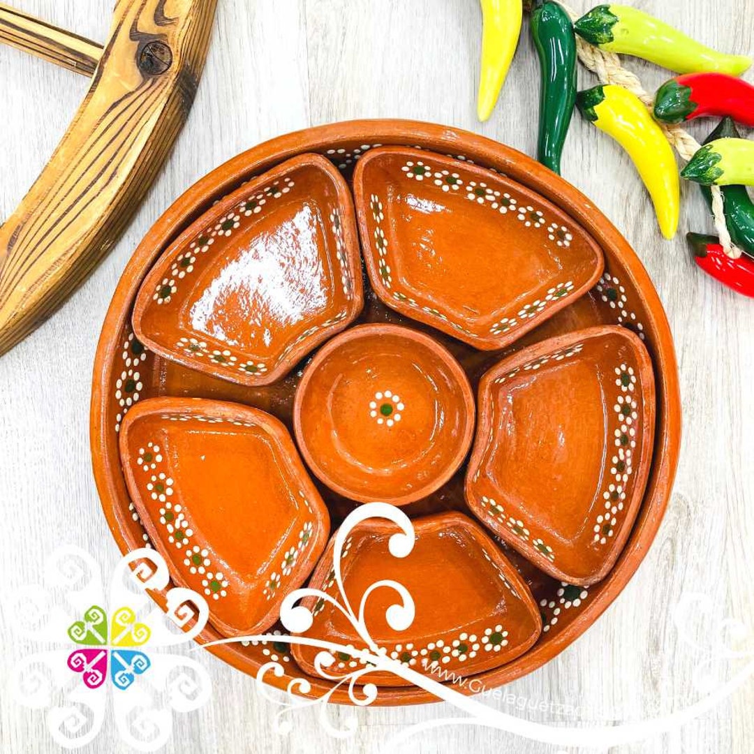 Botanero Bowls Clay Tray Mexican Tray Clay - Etsy