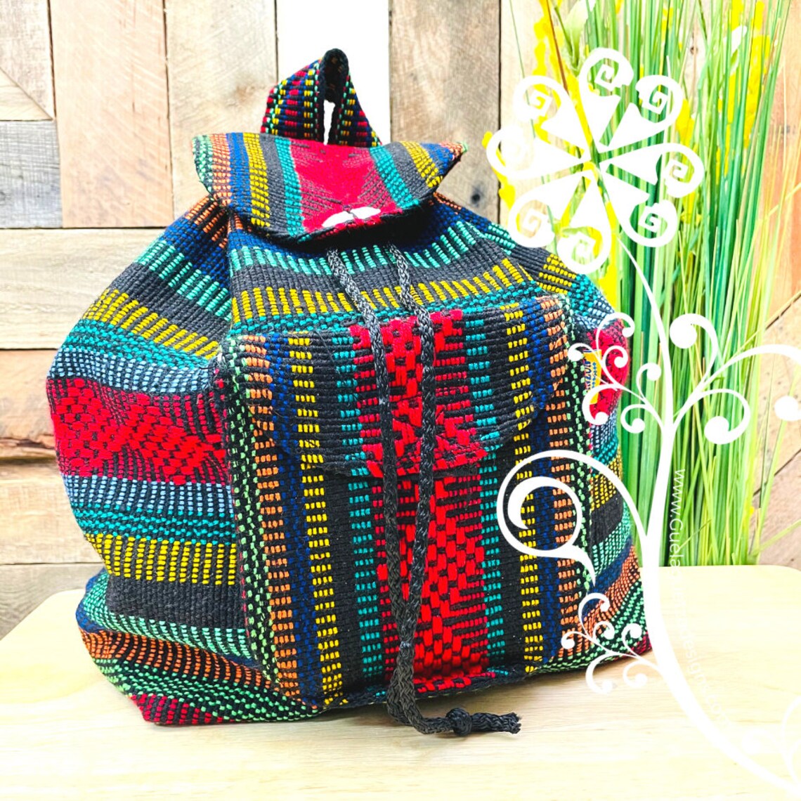 Large Mexican Backpack School Backpack Puebla Bag | Etsy