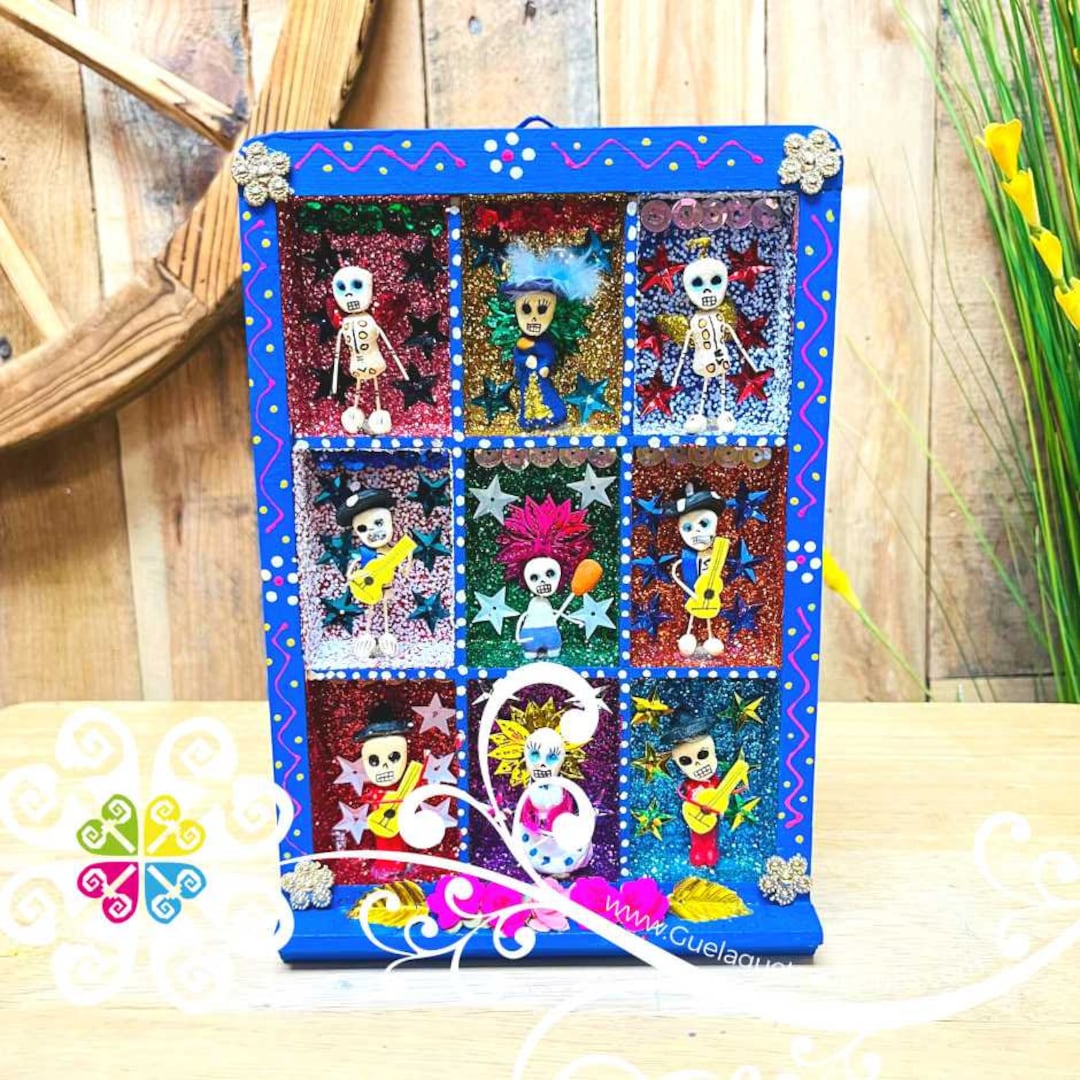 Artistas Mexican Gallery Box Decor - Cajita Decorativa - Mexican Shadow ...