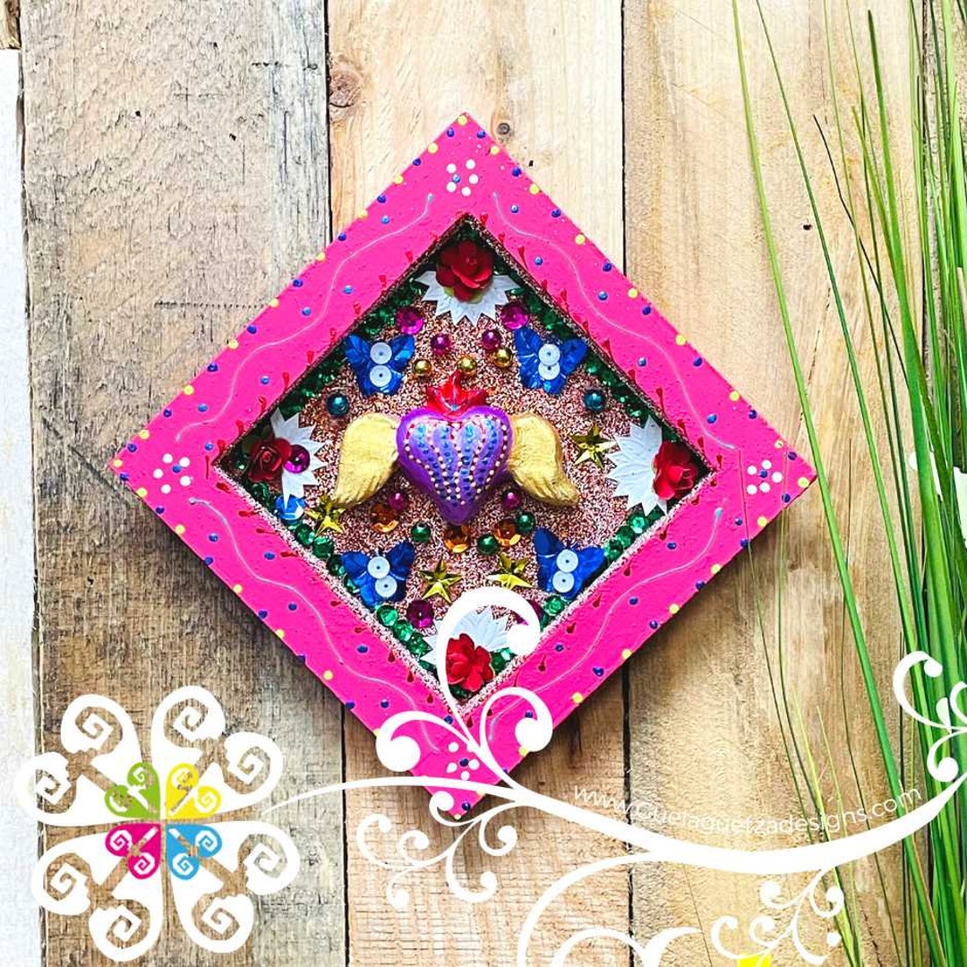 Brave Heart - Mexican Wall Decor - Authentic Home Decor - Etsy