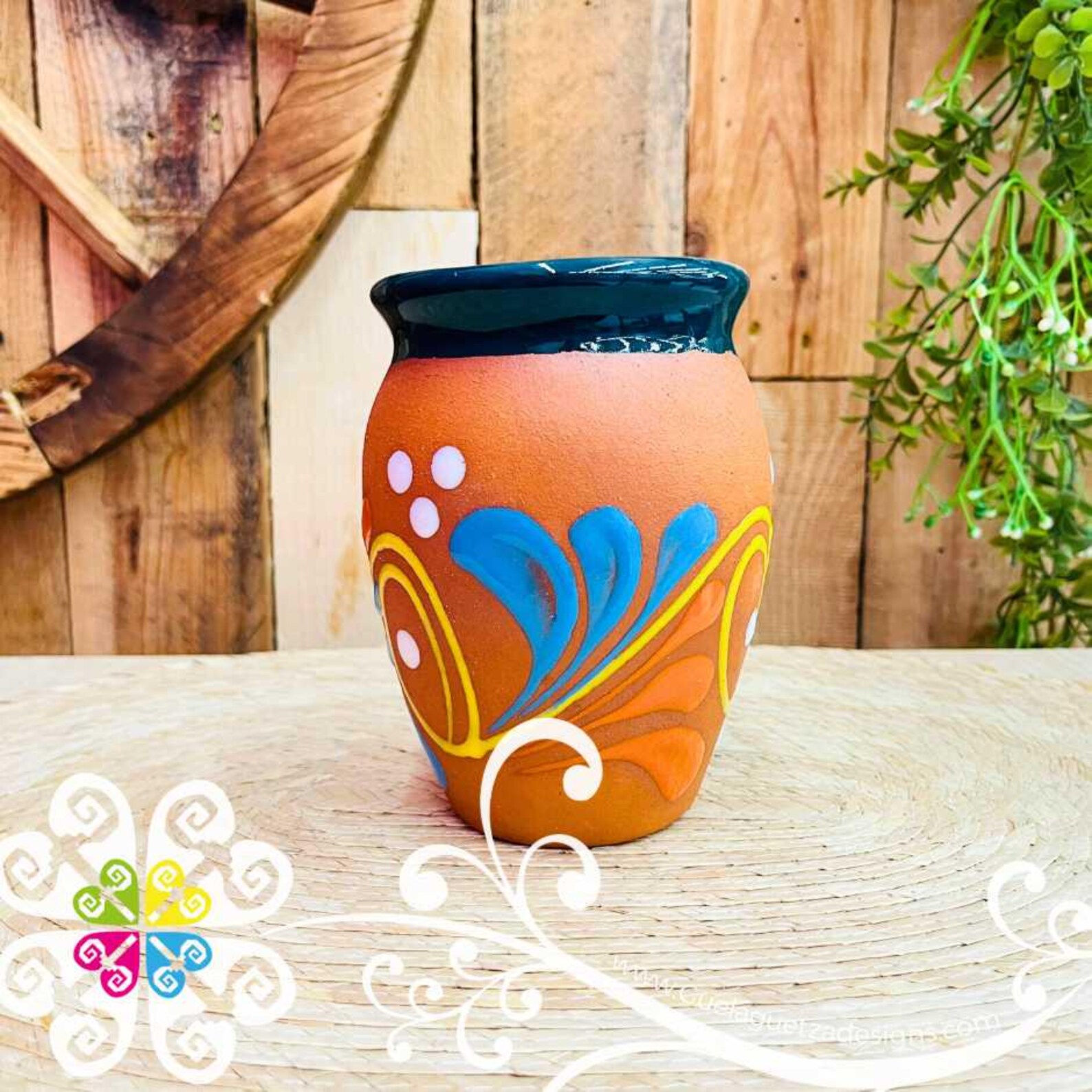 39 - El Nopal Cantarito Loteriamx - Single Clay Cantarito - Etsy