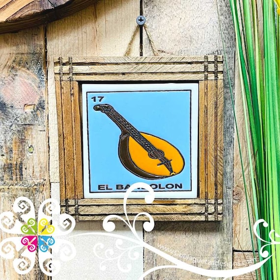El Bandolon Loteria Wall Art Mexican Home Decor - Etsy