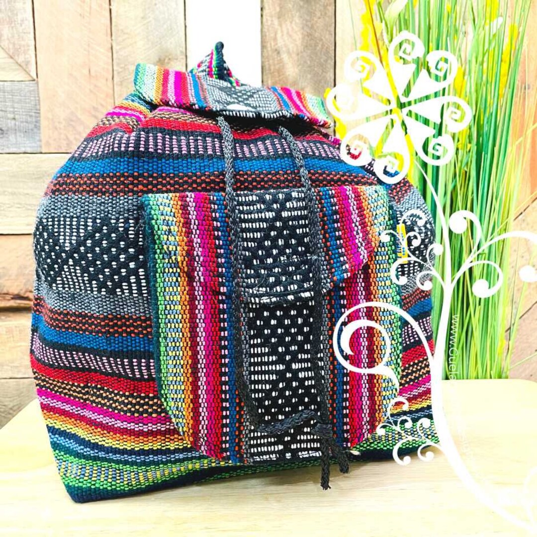 Large Mexican Backpack School Backpack Puebla Bag - Etsy